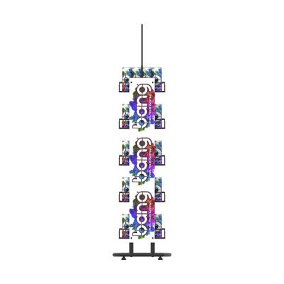 China Spirit Store Metal Small Coke Bottle Rack Monster Energy Drink Display Rack for sale