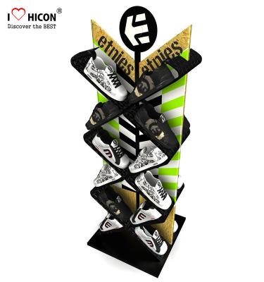 China Exposições feitas sob encomenda das sapatas do suporte de exposição dos deslizadores das cremalheiras de exposição do metal do mercado de Instore à venda