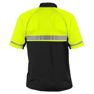 Cina SGS Logo personalizzato T-shirt di sicurezza riflettente alta visibilità all' esterno in vendita