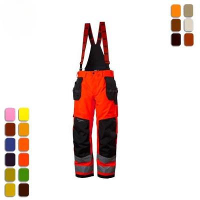 Cina Pantaloni impermeabili Hi Vis di colore arancione Pantaloni da lavoro Hi Vis personalizzati in vendita