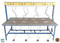 China KY-0306 Pneumatic Glue Dispensing Table 250kg Capacity 200W Power for Textile Label Manufacturing for sale