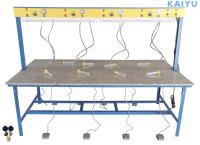 China KY-0306 Manual Glue Dispensing Table 200W for PVC Clothing Labels | 200×100×140cm Size for sale