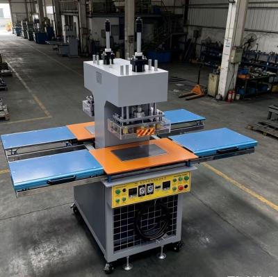 China KY-0201 Double-head Embossing Machine with Dual-station 3D Embossing and 0℃-300℃ Temperature Range for Multi-process Combined Dual Working System for sale