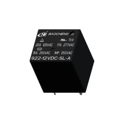 Cina il dielettrico di 12V 20A SPST 4pin 1.5KV resiste a 922-12VDC - SL - un relè del supporto del PWB in vendita