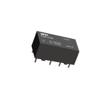 China コンピュータ メイン ボードのためのRSB-212D 8 Pin DPDTのリレーPCBの台紙0.2W 12V 2Aのリレー for sale