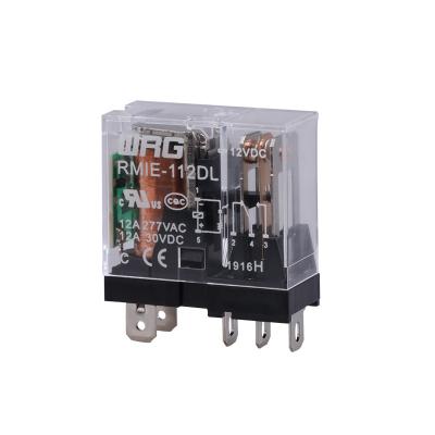 China DC12V 12A 1C/O Intermediate LED Indicator Relay Micro Electromagnetic Switch for sale