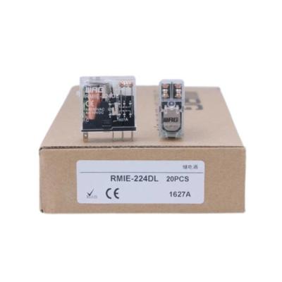 China 24V 8A Intermediate Relay 2C/O LED Indicator Micro Electromagnetic Switch for sale