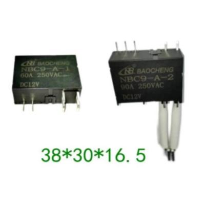 Cina Bobina una/due di CC 12V 24V che chiude la serie del relè 60A 90A NBC9 per il metro di elettricità in vendita