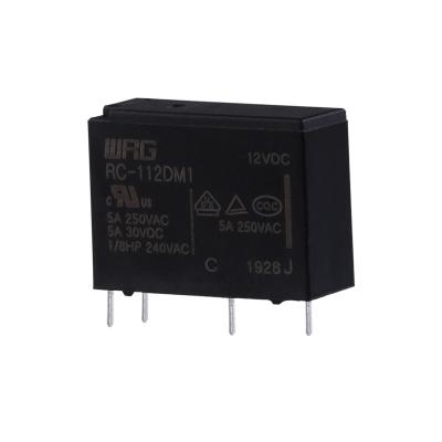 Cina potere RC - 112DM1 del relè 12VDC 4 Pin Power D del supporto del PWB di 5A SPST micro per l'automobile in vendita