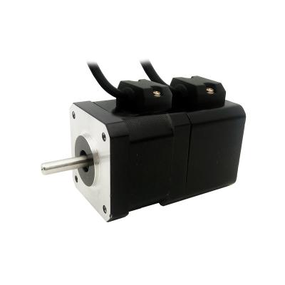 China 2phase NEMA17 Stepper Motor with permanent magnet brake motor torque 0.2N.m(29oz-in) 1.5A 4-lead à venda
