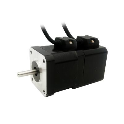 China 2phase NEMA17 Stepper Motor with permanent magnet brake motor torque 0.4N.m(57oz-in) 1.5A 4-lead à venda