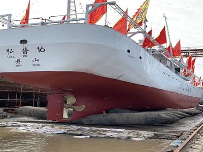 Cina Diametro 2.0m drenaggio di Marine Rubber Airbag For Ship di 10 strati in vendita