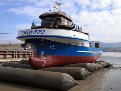 Cina Alto diametro di gomma di Marine Salvage Lift Bags 1.5m di portata 12 di strato nero in vendita