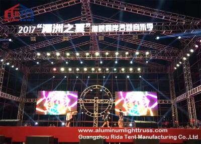 China Bolt Lightweight Aluminium Alloy Truss System Sliver / Black Coor 300*300mm Size for sale