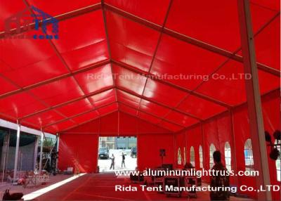 China Red Aluminum Truss Roof Systems , Beautiful Dj Lighting Truss Systems for sale