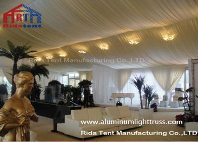 China High Strength Marquee Party Tent With Transparent Pvc Fabric Sidewall for sale