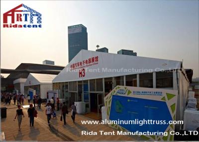 China Fireproof PVC Marquee Party Tent , Commercial Marquee Canopy Tent Tempered Glass Wall for sale