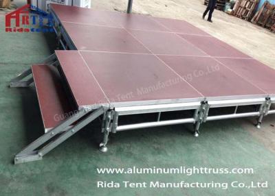 Cina Piattaforma mobile impermeabile della fase 4x4, piattaforma di legno della fase 3 anni di garanzia in vendita