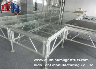 Cina Dimensioni differenti di concerto della fase della piattaforma del bordo acrilico mobile all'aperto del plexiglass in vendita