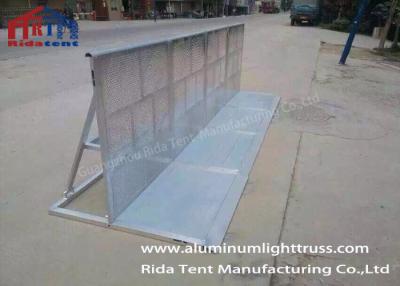 China Outdoor Crowd Control Barriers , Durable Metal Crowd Barriers Easy Installation for sale