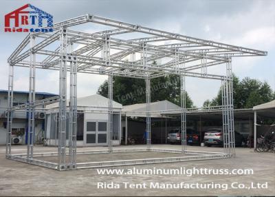 China 6082-T6 Silver High Hardness Aluminum Light Truss For Concert / Fashion Show for sale
