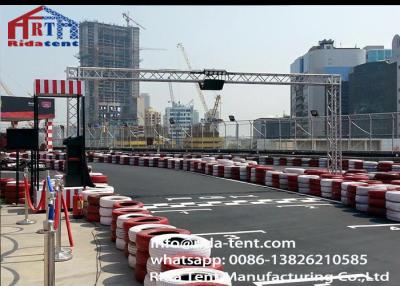 China Canopy Metal Lighting Truss , Light Duty Aluminum Spigot Truss Light Weight for sale