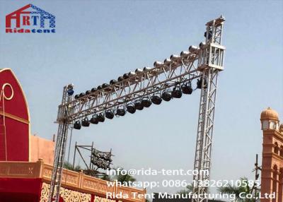 China Non - Toxic Aluminum Light Truss With Metal Structural Spigot Roof for sale