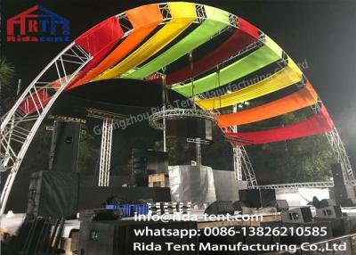 China 6061-T6 Aluminium Alloy Truss / Round Lighting Truss 1-4m Length Two Years Warranty for sale