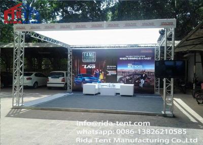 China Special Shape Aluminum Light Truss With Welded Aluminum Tubes 290x290mm for sale