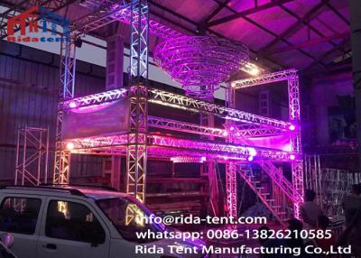 China Heavy Duty Line Array Led Screen Truss System 6082 Aluminum Alloy Material for sale