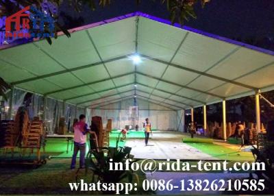 China 30x60 Luxury Glass Wall Marquee Party Tent , Wedding Ceremony Tent for sale