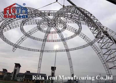 China High Strength LED Truss Lighting / Aluminium Building Truss Stage 8-10 M for sale