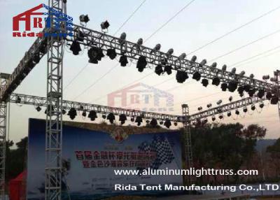 China Outdoor Aluminum Light Truss , Event Concert Alumiunm Speaker Hang Truss for sale