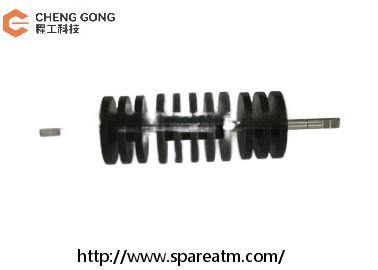 Chine CCDM VM3 Black Shaft Wincor Nixdorf pièces détachées avec 11 rouleaux 1750101956-04 à vendre