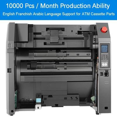 China 10000 Pcs / Month Production Ability and English Franch Spainish Arabic Language Support for ATM Cassette Parts for sale