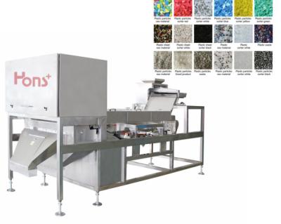 Cina Il fiocco di plastica del CCD/imbottiglia il telecomando del vaglio 500kg/H di colore della cinghia in vendita