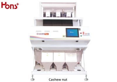 中国 CCDのカメラのカシュー ナッツ色の選別機189チャネル3つのシュート 販売のため