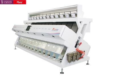 Cina Selezionatore giallo di colore del riso di grande capacità di 12 scivoli con il sistema di rimozione di polvere in vendita