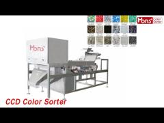 Control remoto CCD clasificador de colores 500 kg/h Alta sensibilidad para el pistacho