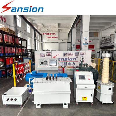 China 100 Hz 150 Hz Induced Withstand Voltage Test System Triple Frequency Transformers Testing for sale
