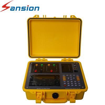 China Automatic Three Phase Transformer Turns Ratio Tester TTR Meter Portable Transformer Ratio Group Test Equipment for sale
