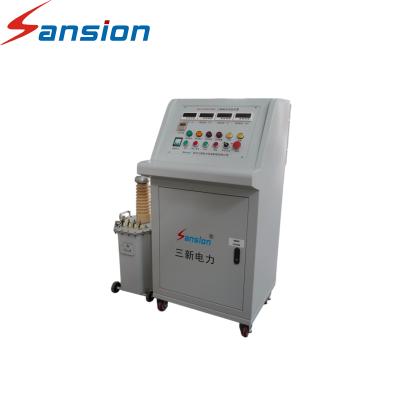 China 10kVA 20kV Power Frequency Withstand Voltage Test Equipment with Motorized Control Console and Oil Immersed Transformer for Electrical Maintenance and Commissioning Testing for sale