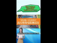 high precision hipot insulation resistance meter for motor quality parameter testing