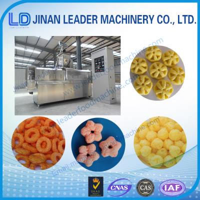 China Stainless steel small scale puffed snacks food extrusion machine for sale