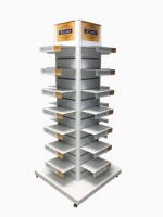 China 360 Degree Rotating Floor Display Stand Multifunctional Practical for sale