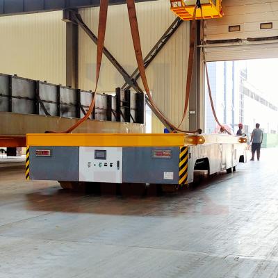 China Modelo de peças de trabalho 40T Carrinho de transporte eléctrico Manutenção Carrinho de transporte gratuito à venda