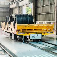 China 1-1000Tons Automatic Rail Transfer Cart Coil Material Transfer Trolley for sale