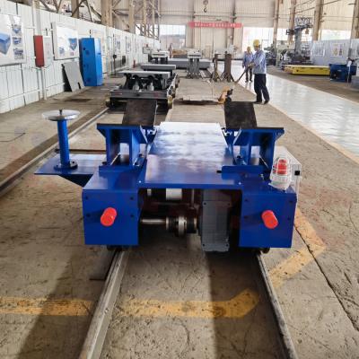 Cina Carrello di trasporto a batteria a controllo remoto 25T Carrello di trasferimento di piastre in acciaio in vendita