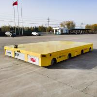 China 70 Tons Trackless Transfer Cart Omnidirectional Material Handling Cart for sale