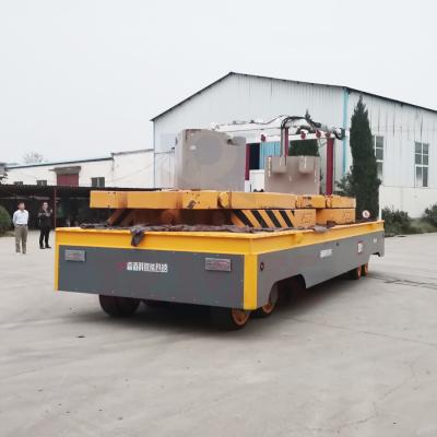China Zware spoorloze overdrachtskar 50 ton elektrische overdrachtskar Te koop